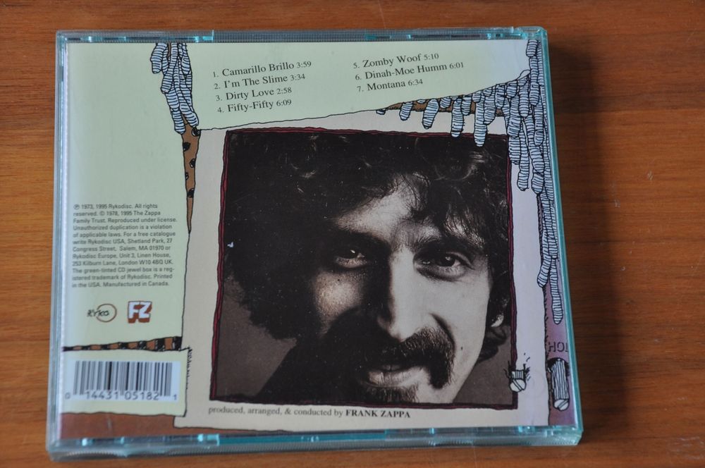 Frank Zappa: Over-nite Sensation (CD; 1973) (Gebraucht) in Basel für ...