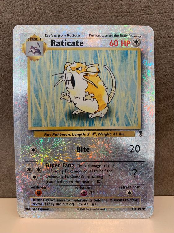 Raticate Rev. Holo ENG Legendary Collection Pokemon 61/110 | Kaufen auf ...