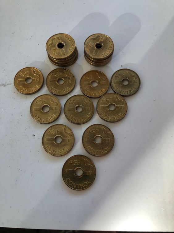 20 Age Control Jetons (Gebraucht) in Vilters für CHF 15 – mit Lieferung auf Ricardo kaufen