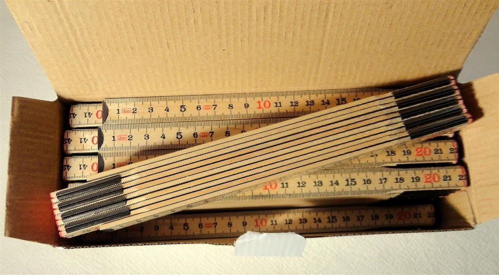 10 Stk.Doppelmeter Holz | Kaufen auf Ricardo