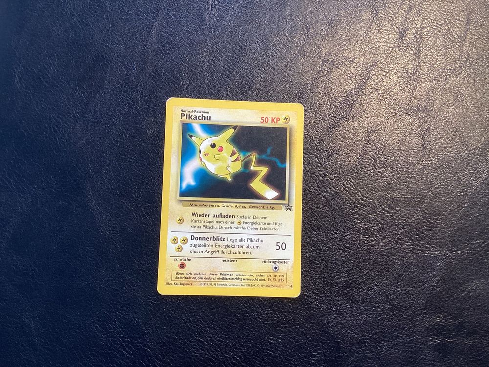 Pikachu Promo 4 GER Played ab 1 | Kaufen auf Ricardo