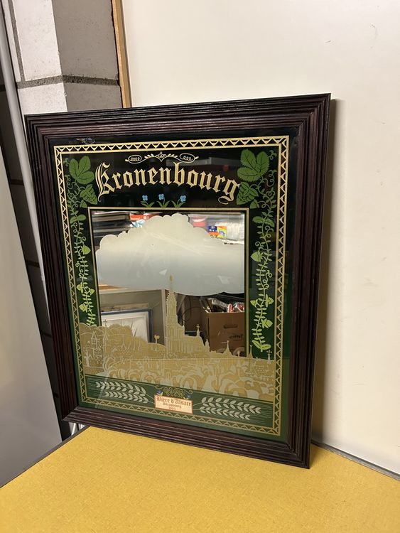 Kronenbourg Bier Spiegel Strassbourg 1664 🍻🍺 (Gebraucht) in ...