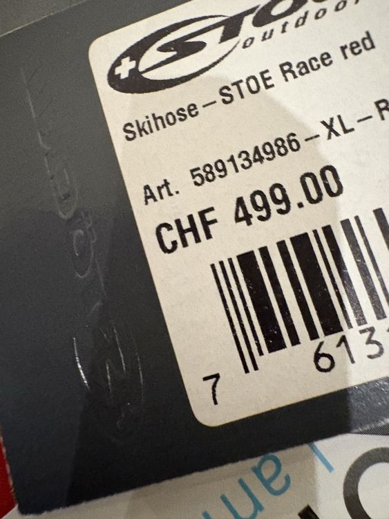 Stöckli Skihose Race Red, XL - Neu mit Etikett! Top! (Neu und ...