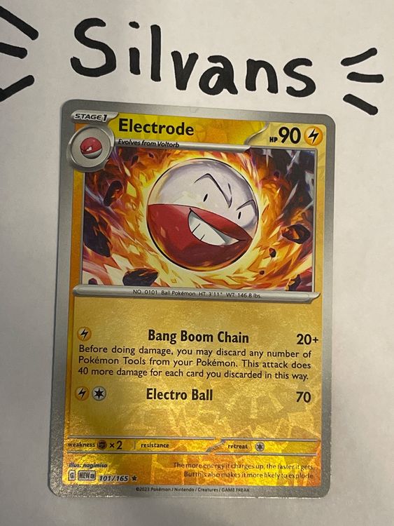 Electrode Reverse Holo 101/165 MEW 151 Englisch (Neu (gemäss Beschreibung)) in Wil SG für CHF 2 ...