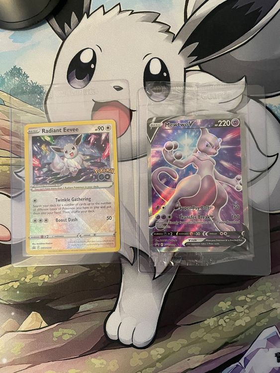 Mewtwo und radiant Eevee Promo Pokemon Go | Kaufen auf Ricardo