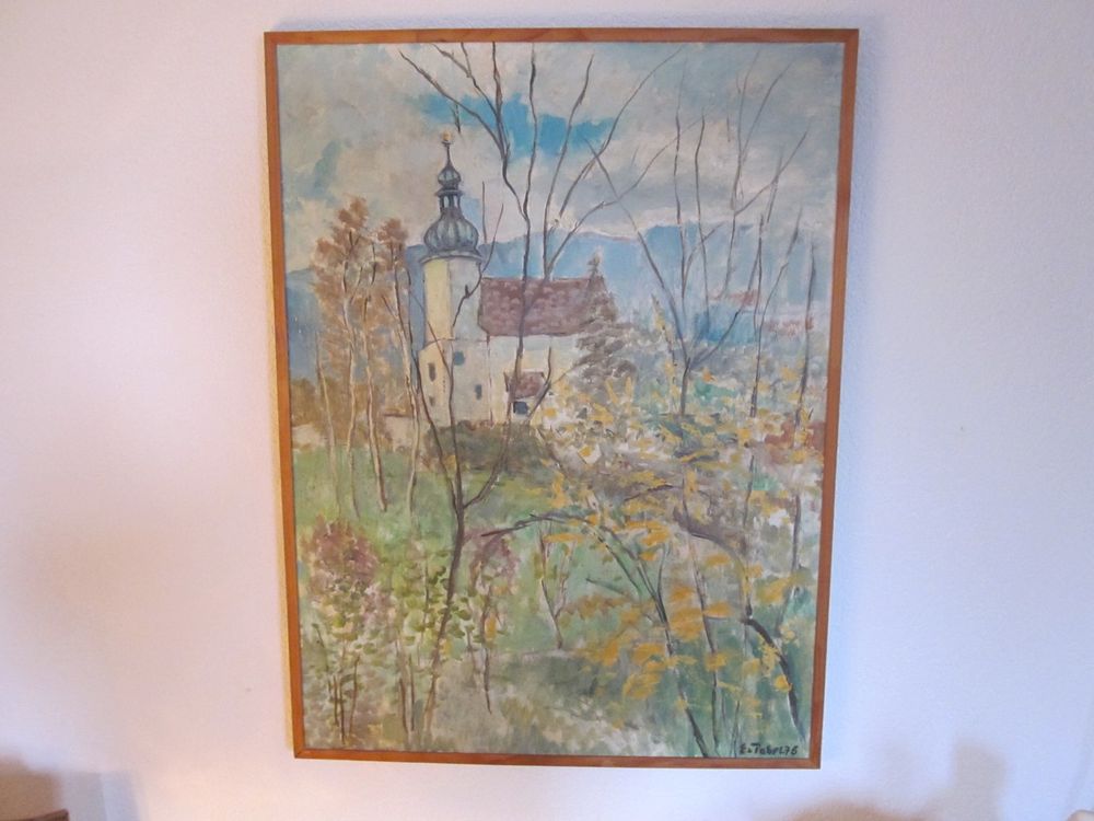 ELSA VON TOBEL 1904 -1992 OEL AUF LEINWAND Loreto Kapelle | Kaufen auf Ricardo
