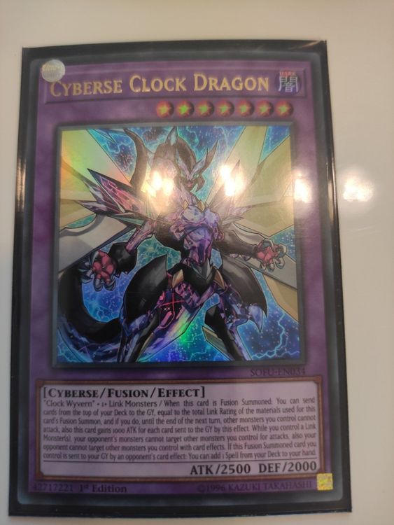 Cyberse Clock Dragon Yugioh (Gebraucht) in Dietikon für CHF 1 – mit ...