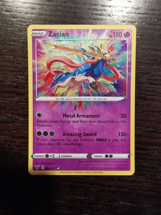 Zacian Amazing Rare 082/185 EN | Kaufen auf Ricardo