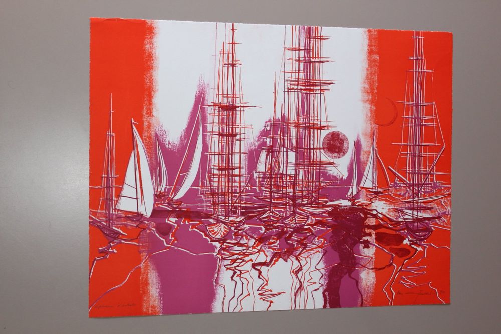 OGINAL LITHOGRAPHIE VON MAX GÜNTER SIGNIERT NUMMERIERT | Kaufen auf Ricardo