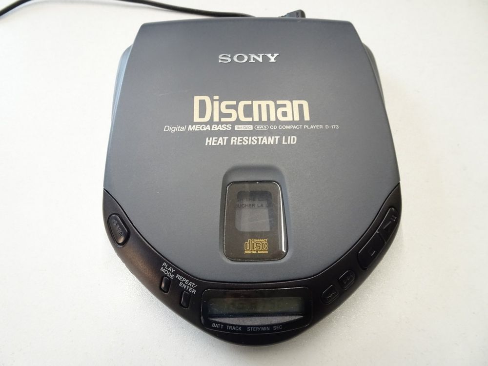 Sony Discman D173 Retro Vintage Mega Bass CD Player tragbar (Gebraucht ...