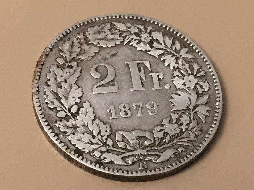 2 Franken 1879 (Gebraucht) in Tägerwilen für CHF 9 – mit Lieferung auf Ricardo kaufen