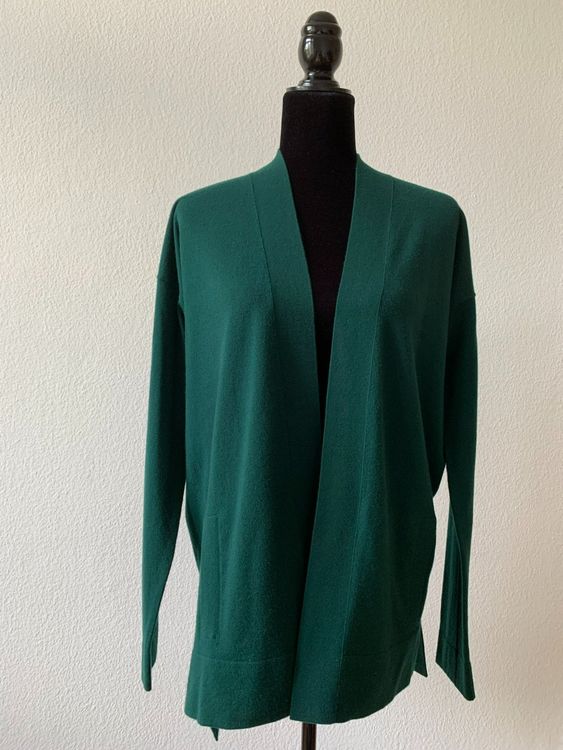 AKRIS punto: Edle Strick-Jacke in herrlichem Tannengrün, 40 (Neu ...