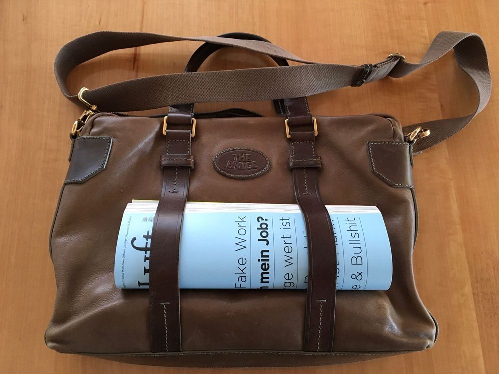Ledertasche „The Bridge“ (Gebraucht) in Tagelswangen für CHF 75 – mit ...