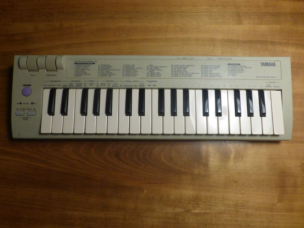 Yamaha CBX-K1 MIDI Keyboard (Gebraucht) in Zumikon für CHF 30 – mit ...
