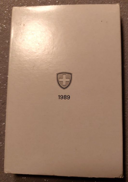 CH - Münzsatz 1989 pp (Neu und originalverpackt) in Arch für CHF 28 – mit Lieferung auf Ricardo ...
