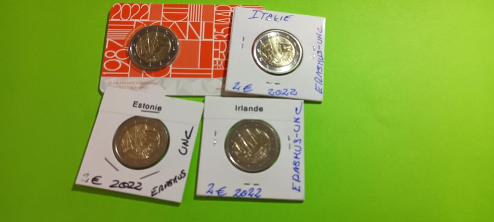 Lot Erasmus 4 pièces 2 euro 2022 | Kaufen auf Ricardo