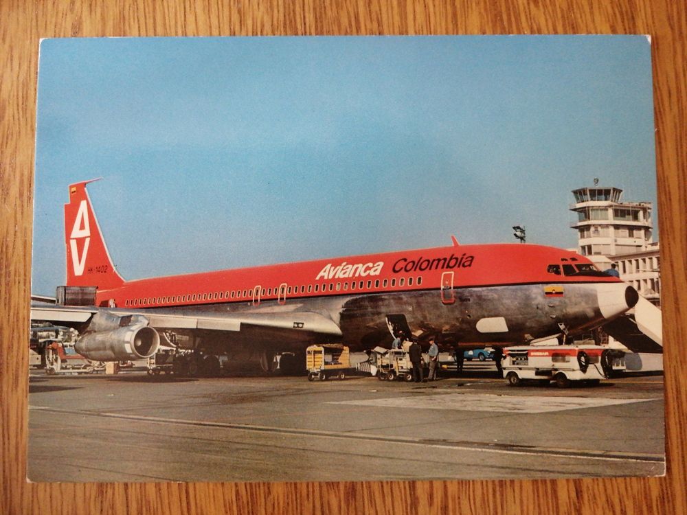 AK Avianca Boeing B-707, Flughafen Zurich Kloten Airport (Gebraucht) in ...