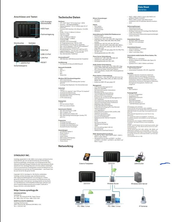 SYNOLOGY DS1010+ (Gebraucht) in Basel für CHF 105 – mit Lieferung auf ...