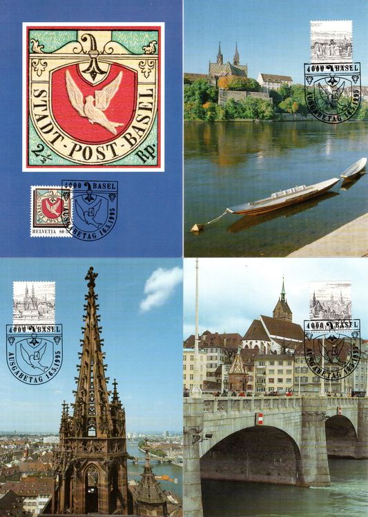 1995 Basler Taube Block Maximum-Karten LP (Gebraucht) in Stein am Rhein ...