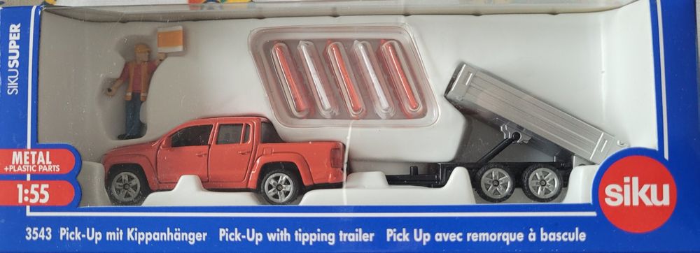 Siku 3543 Pick-Up mit Kippanhänger (Neu und originalverpackt) in ...