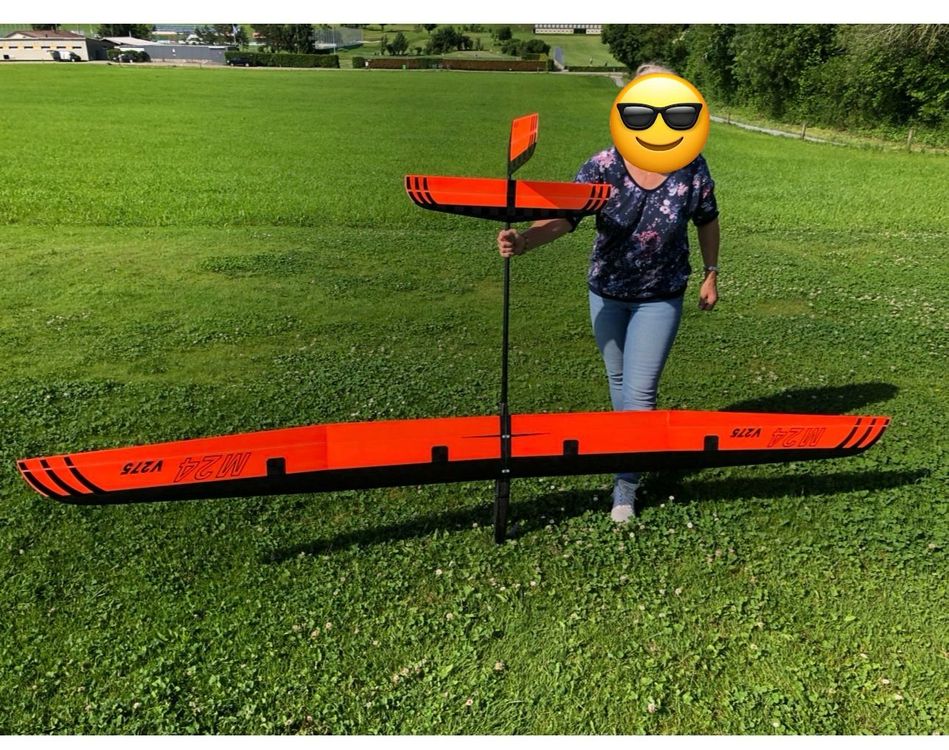 Motorsegler M24 V275 1.0 Elektro Super-PNP Neon-Orange (Gebraucht) in ...