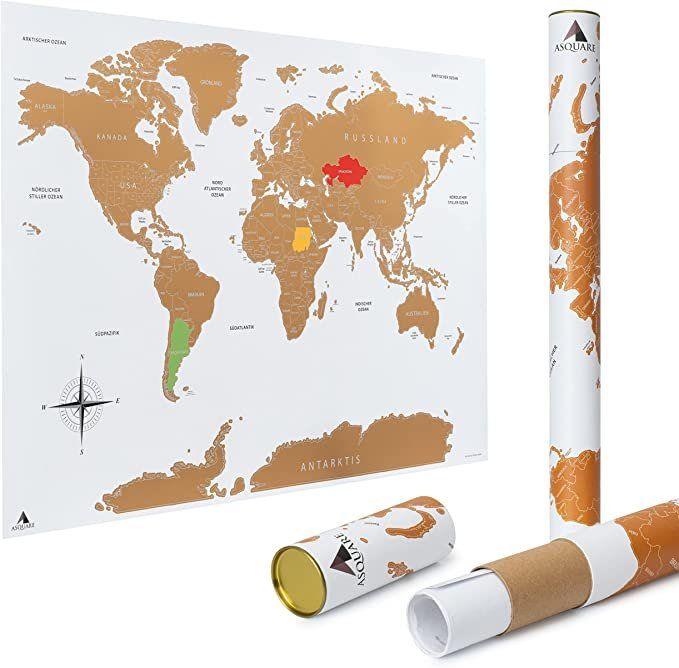 Rubbel Weltkarte Hochglanz XXL (Neu und originalverpackt) in Salez für CHF 15 – mit Lieferung ...