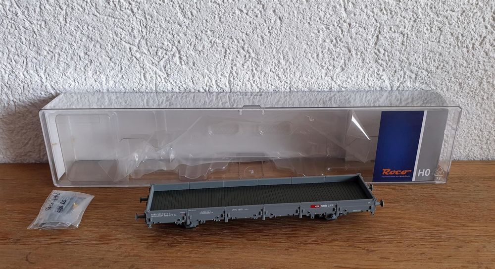 Roco 67482 SBB Rungenwagen Ks grau (Neu (gemäss Beschreibung)) in Olten ...