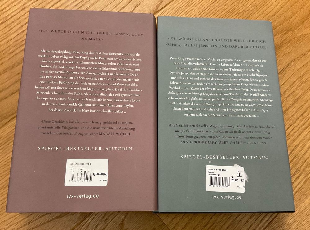 Mona Kasten, Fallen Princess und Haunted Reign (Gebraucht) in ...