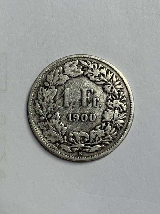 1 Franken Münze 1900 (Gebraucht) in Dornach für CHF 21 – mit Lieferung auf Ricardo kaufen