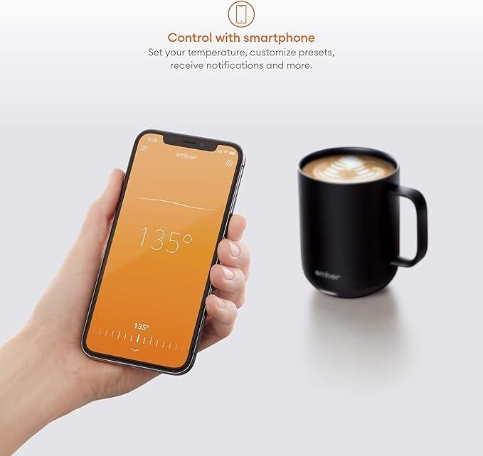 NEU: Ember Temperaturregelungsbecher 414 ml, Schwarz (Neu und ...