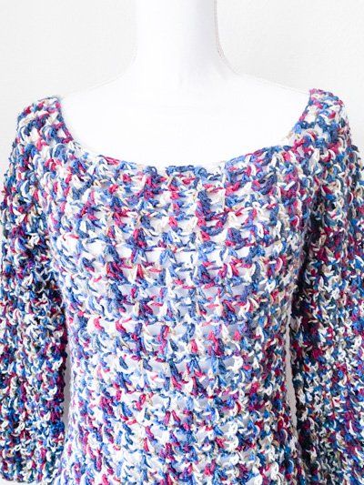 Topdown Kleid gehäkelt Häkeln hausgemacht (Neu (gemäss Beschreibung ...