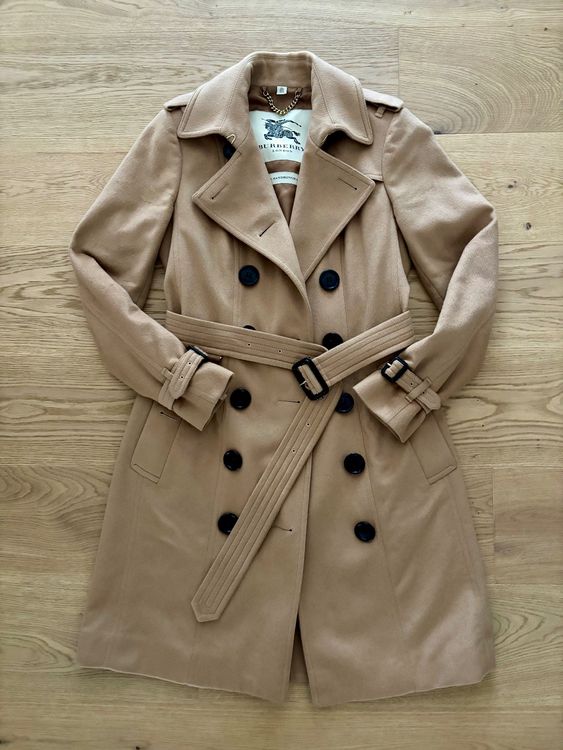BURBERRY The Sandringham Damen Mantel 100% Kaschmir AB 1.- ! (Gebraucht ...