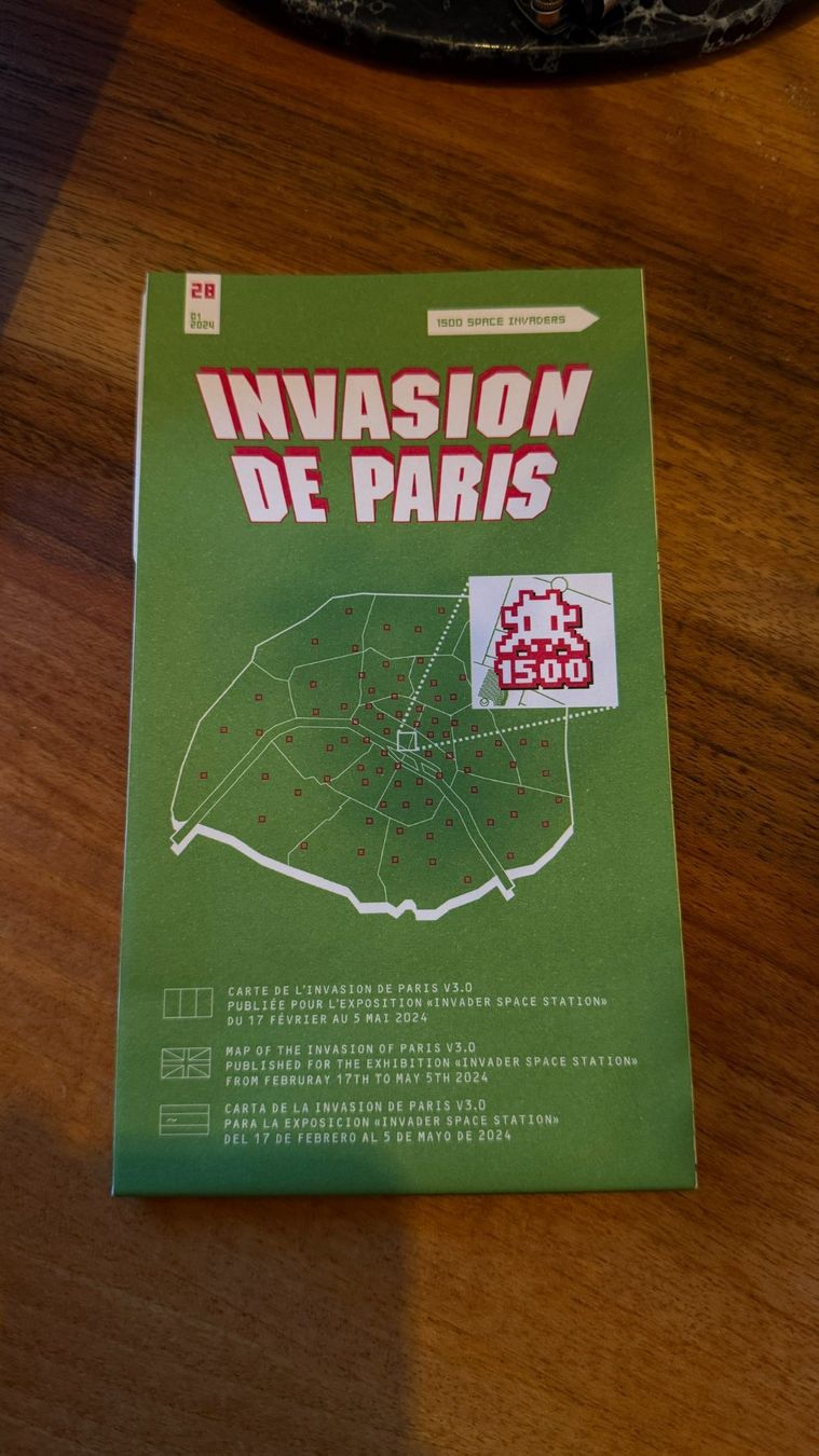 Invader - Invasion de Paris Space Invaders, (D'occasion) à Zürich pour ...