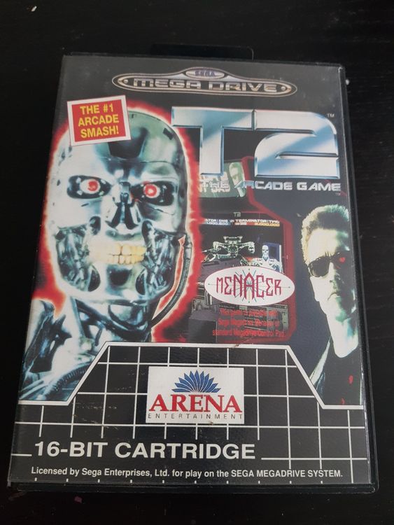 Sega Mega Drive "T2" - Terminator the #1 Arcade Smash! OVP (Gebraucht ...