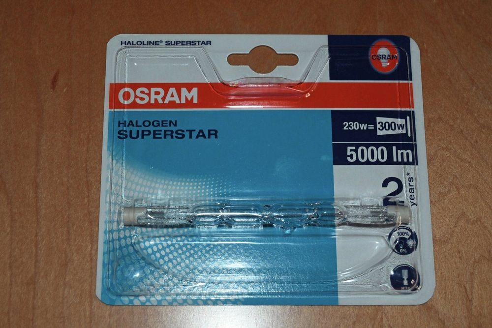 OSRAM Haloline Superstar 230W/5000Lm/R7s (Neu und originalverpackt) in ...