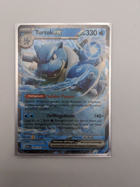 Pokemon 151 Turtok EX 009/165 ( DE ) | Kaufen auf Ricardo