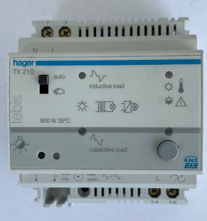 Hager tebis KNX Dimmaktor TX 210 1x600W (Gebraucht) in Freienbach für ...