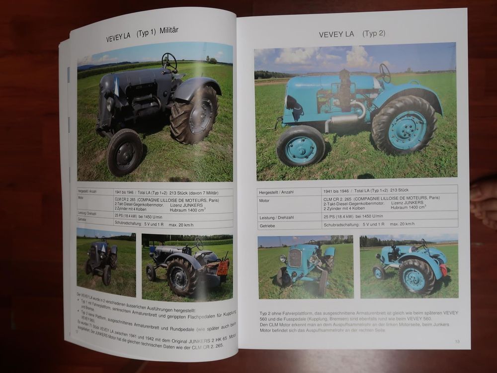 VEVEY-Traktoren Buch (Neu und originalverpackt) in Ins für CHF 32 – mit ...