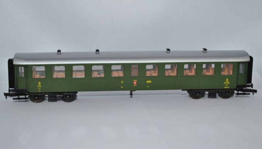 Roco H0 44200B: SBB Personenwagen 3. Kl. C4 8809 Historic (Neu und originalverpackt) in ...