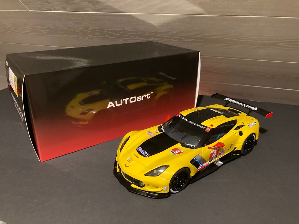 Chevrolet Corvette C7 1/18 Lime Rock Autoart composite 81606 (Neuf ...