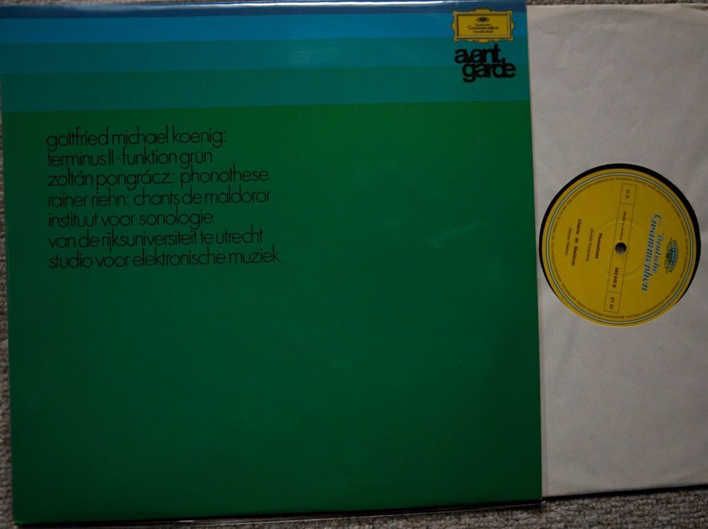 Koenig Pongrácz Riehn Avantgarde Klassik RARE LP GEWASCHEN (Gebraucht ...