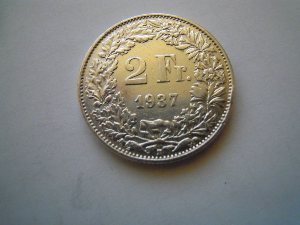 2 Fr. 1937 rar (Gebraucht) in Kriegstetten für CHF 5.5 – mit Lieferung auf Ricardo kaufen