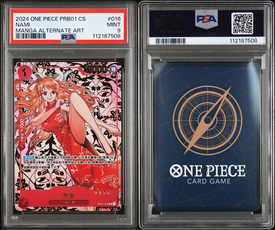 Nami Serialized 1st Anniversary One Piece CS PSA 9 “Error” (Gebraucht ...