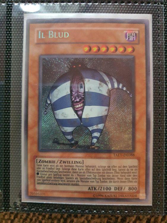 Yugioh: Il Blud TAEV-DE088 Secret Rare !!! | Kaufen auf Ricardo