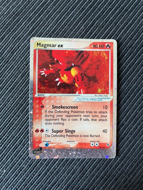 Pokemon Magmar EX excellent Rubin Saphir (Gebraucht) in Wabern für CHF ...