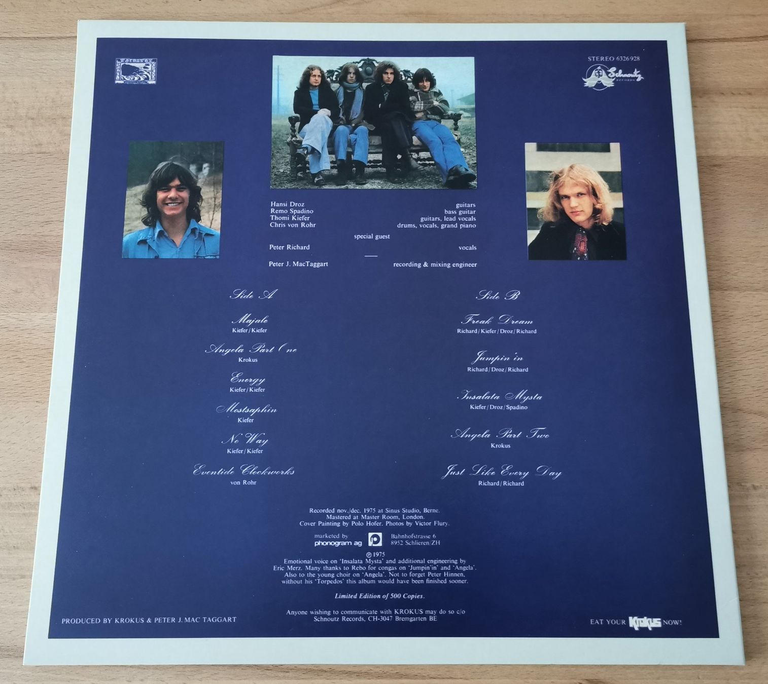 KROKUS: Same LP Icebreaker Polo Hofer Swiss Progressive Rock (Gebraucht ...