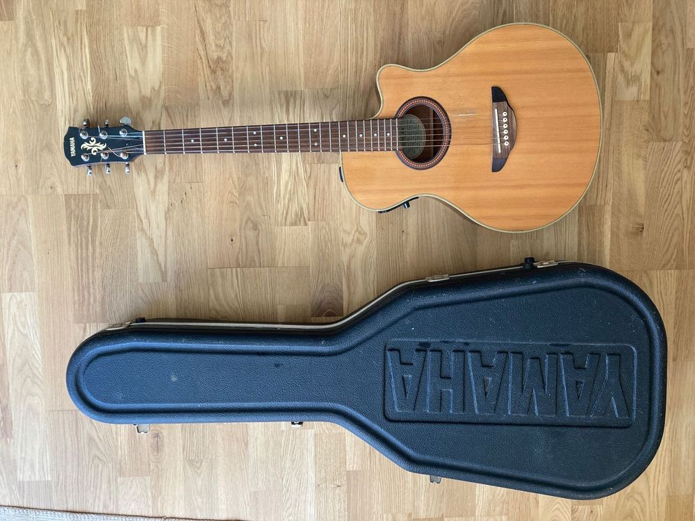 yamaha apx electro acoustic guitar with hard case | Kaufen auf Ricardo