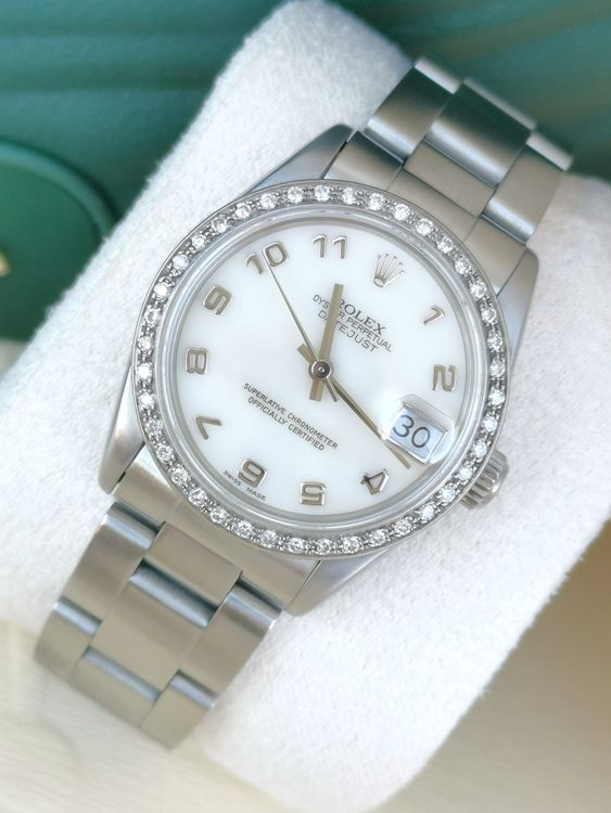 Rolex Datejust Lady Diamant 18K 750 Gold neuwertig ref.68240 (Neu ...