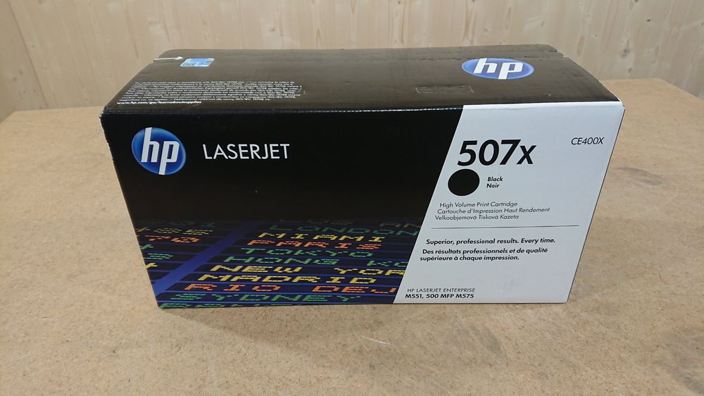009 HP Laserjet 507x CE400X aus IT Liquidation (Neu und ...