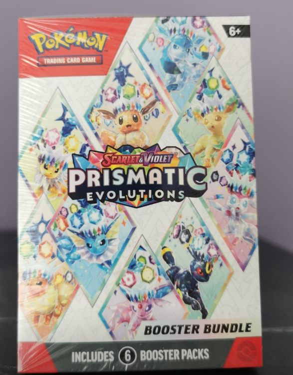 Pokemon Prismatic Evolutions Booster Bundle 6 Packs Neu! | Kaufen auf Ricardo